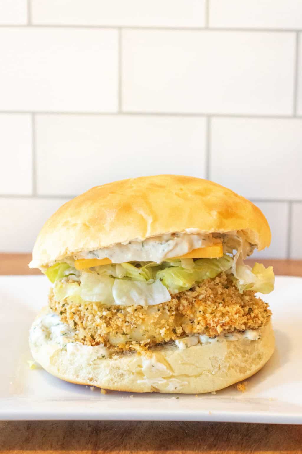 Homemade Fish Fillet Sandwich - Served From Scratch