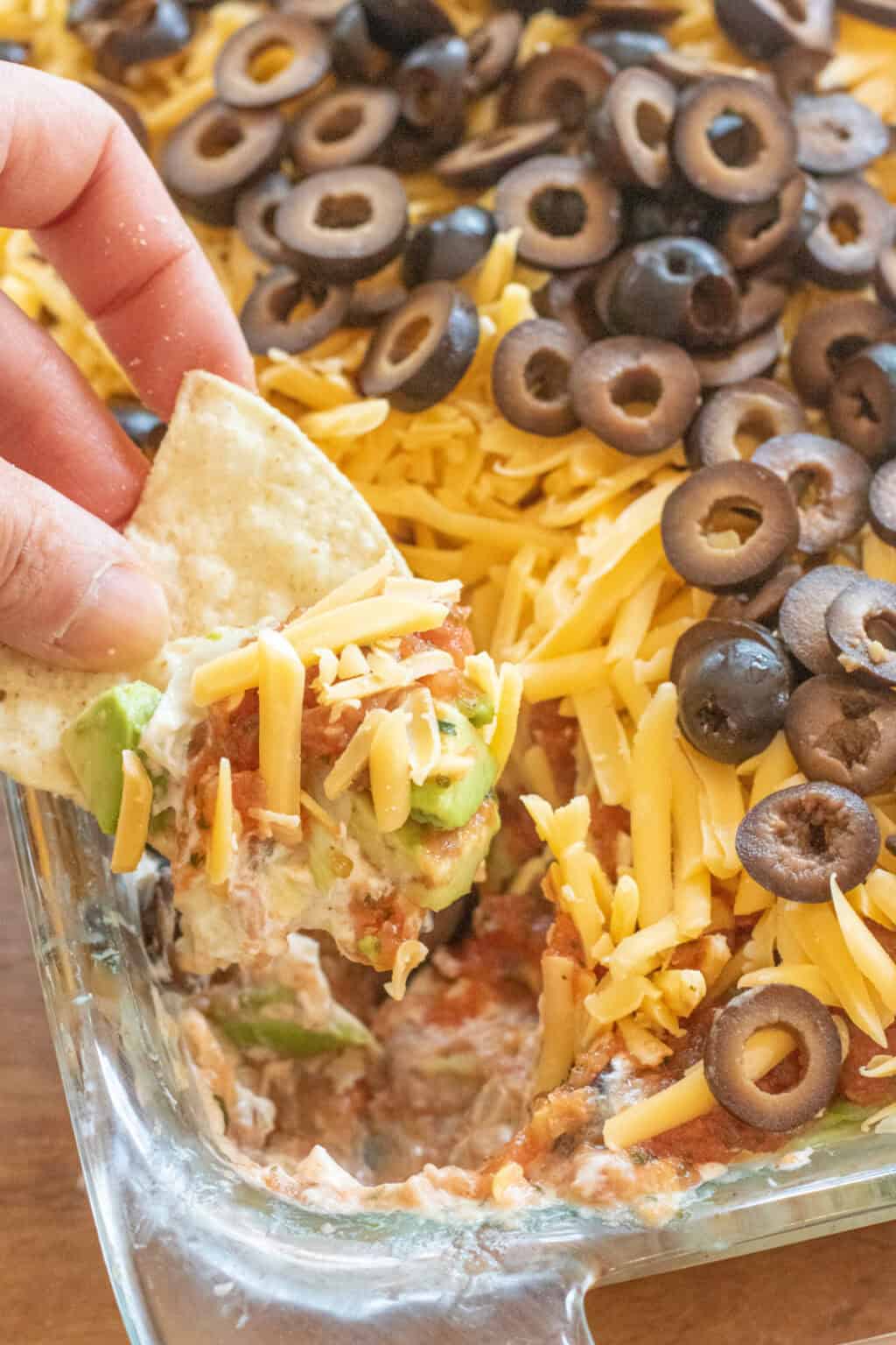 7 Layer Taco Dip From Scratch - Served From Scratch