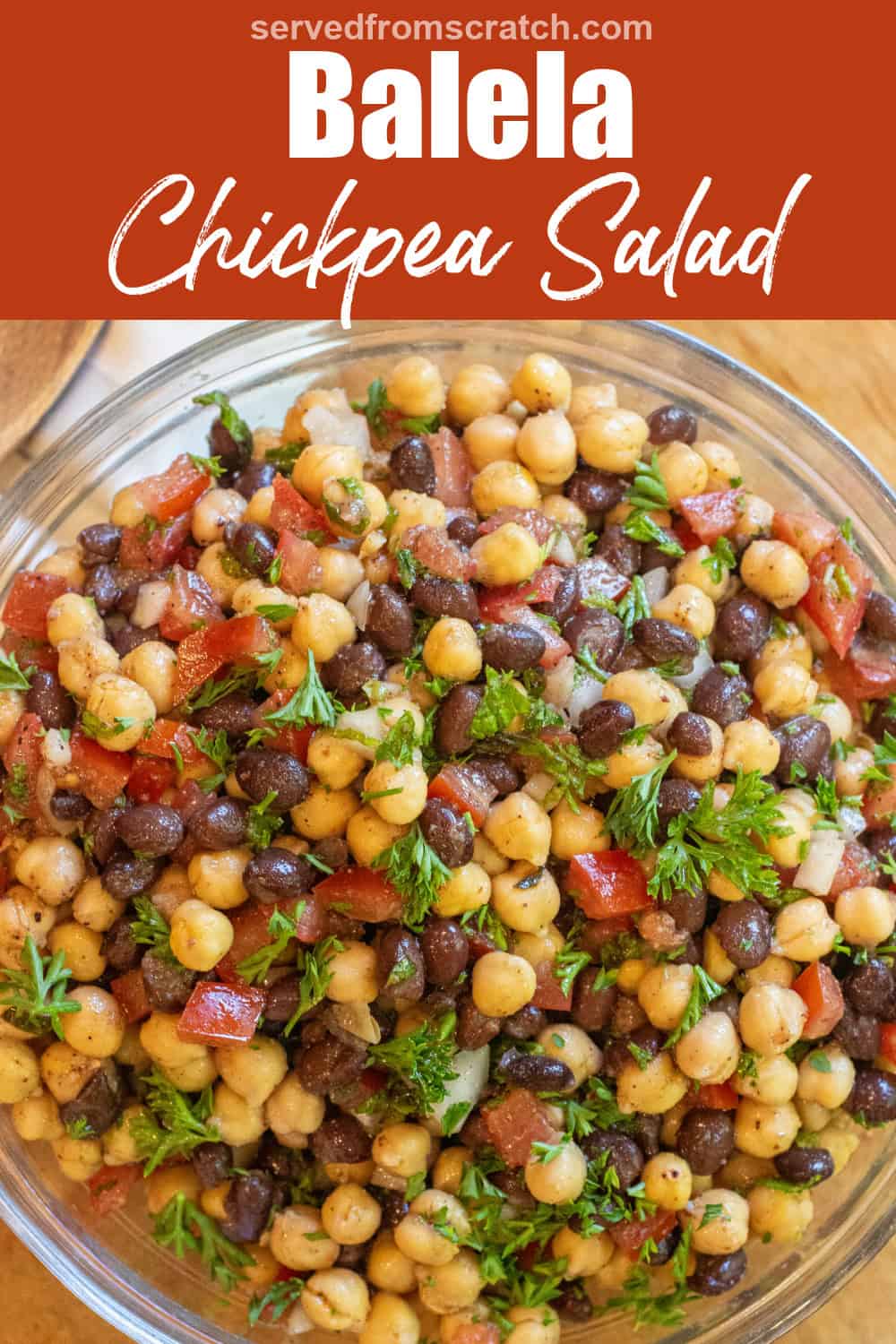 Balela Chickpea Salad - Served From Scratch