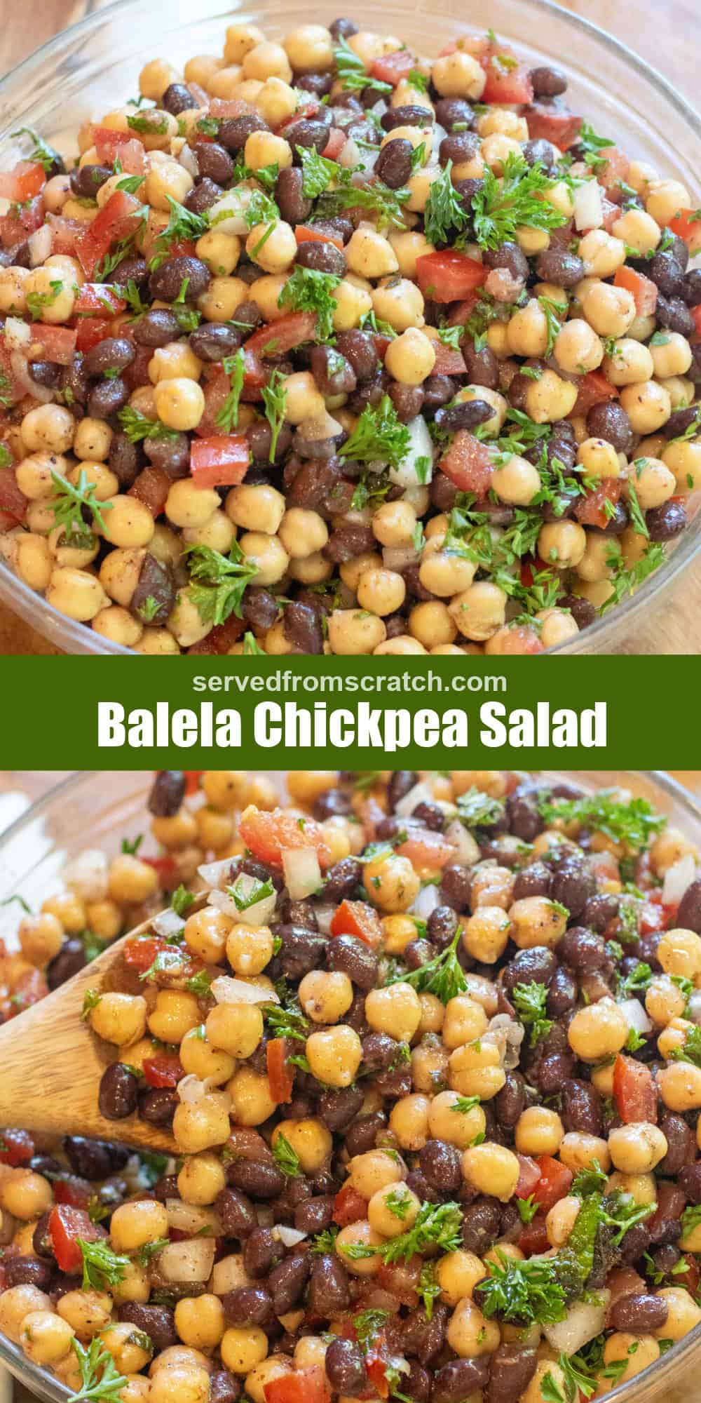 Balela Chickpea Salad - Served From Scratch