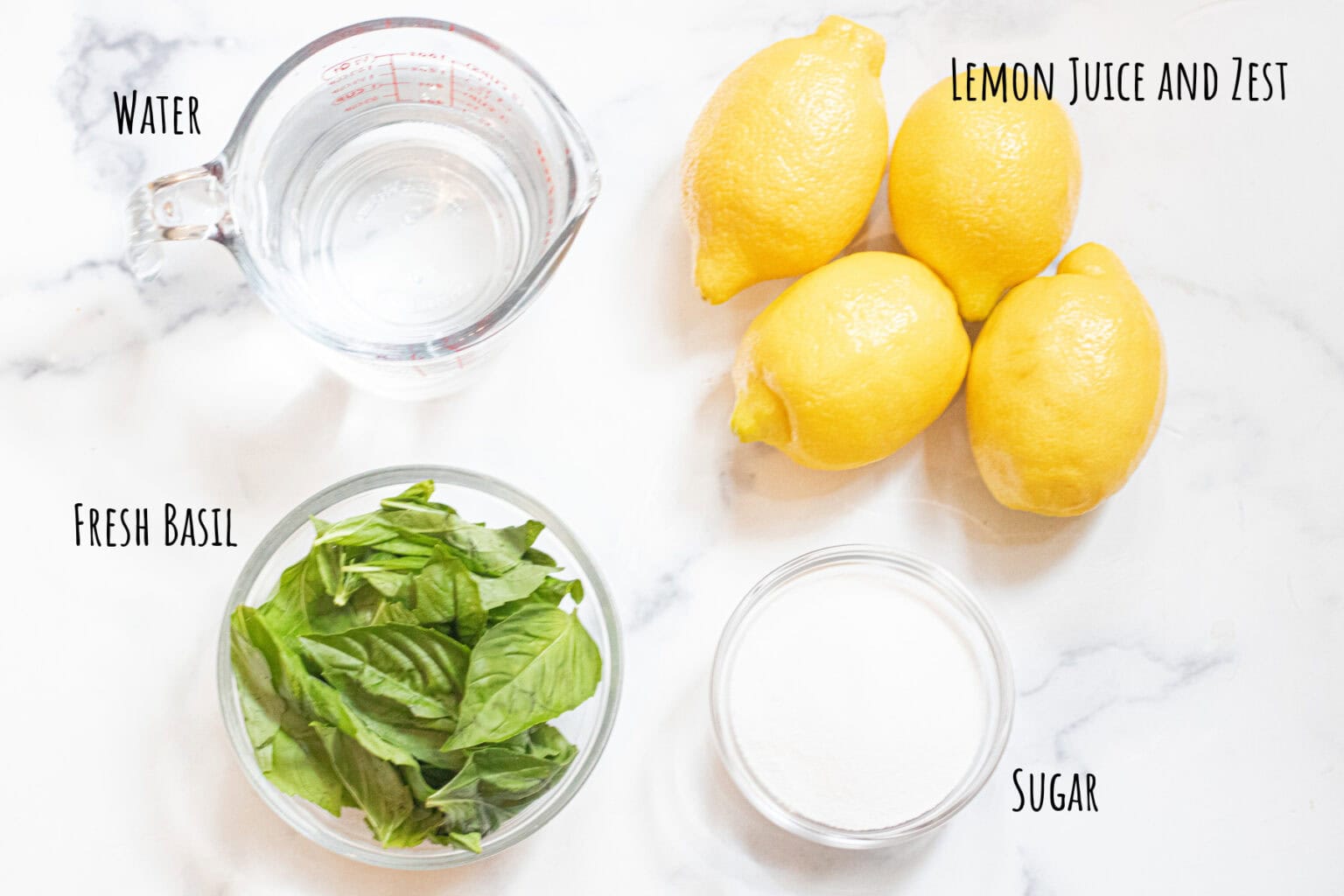 Lemon Basil Ice - Served From Scratch
