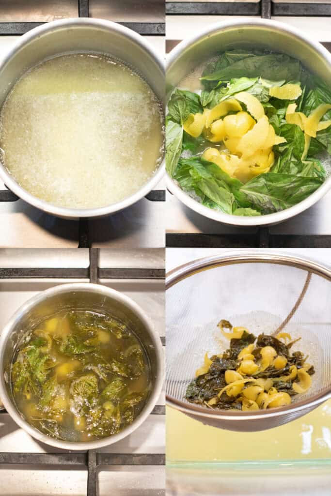 Lemon Basil Ice - Served From Scratch