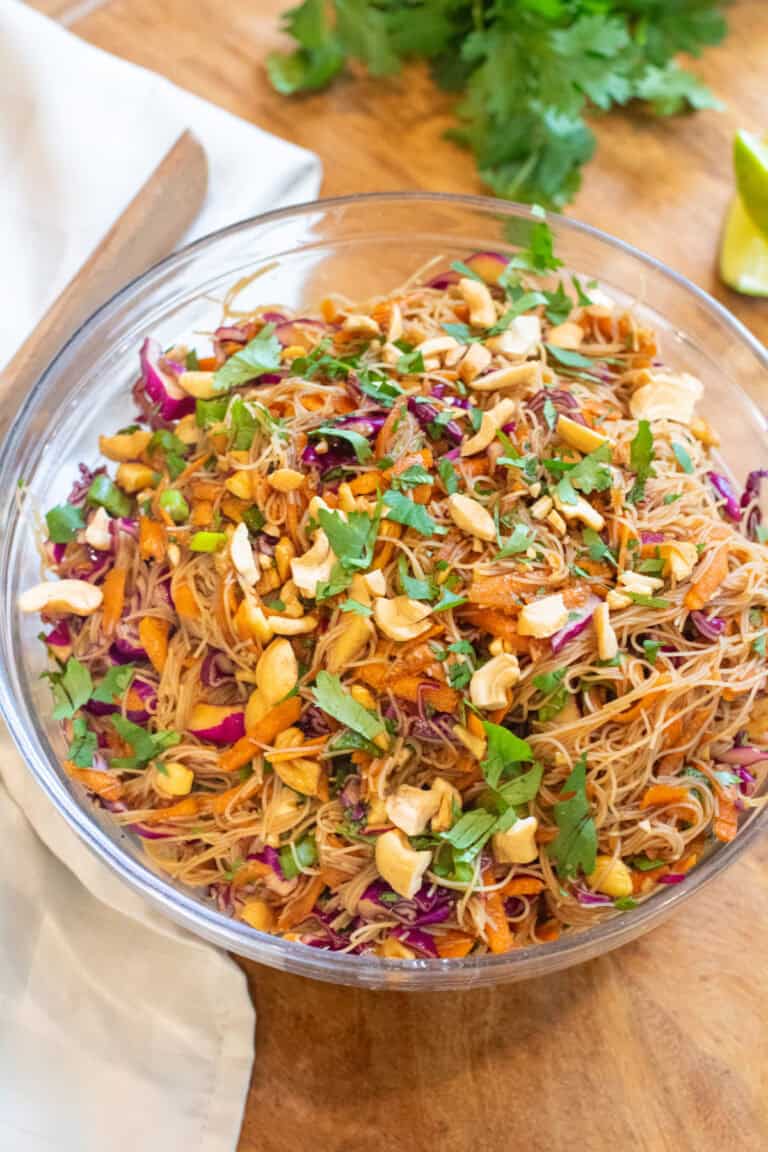 15 Minute Vermicelli Noodle Salad - Served From Scratch