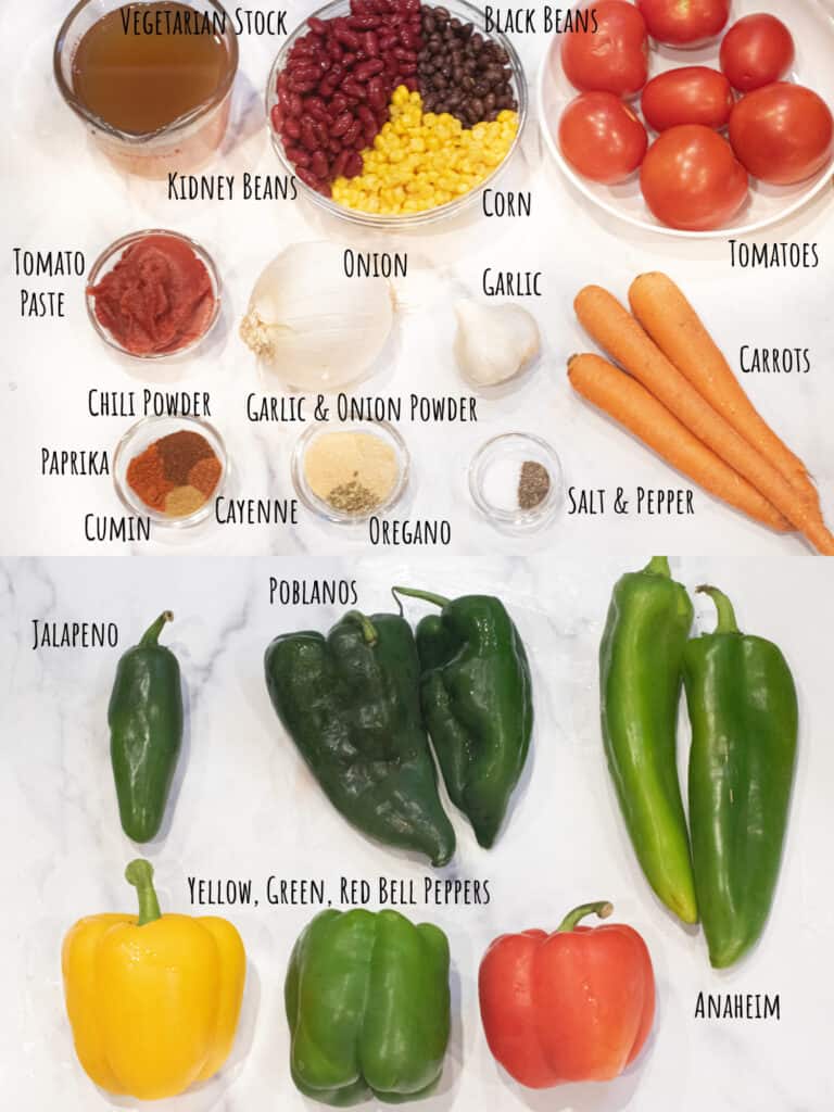 Homemade Vegetarian Chili - Served From Scratch
